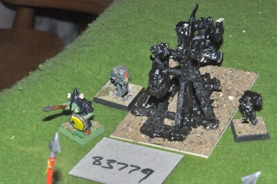 28mm fantasy goblin giant rock lobba catapult & crew (metal) warhammer ...