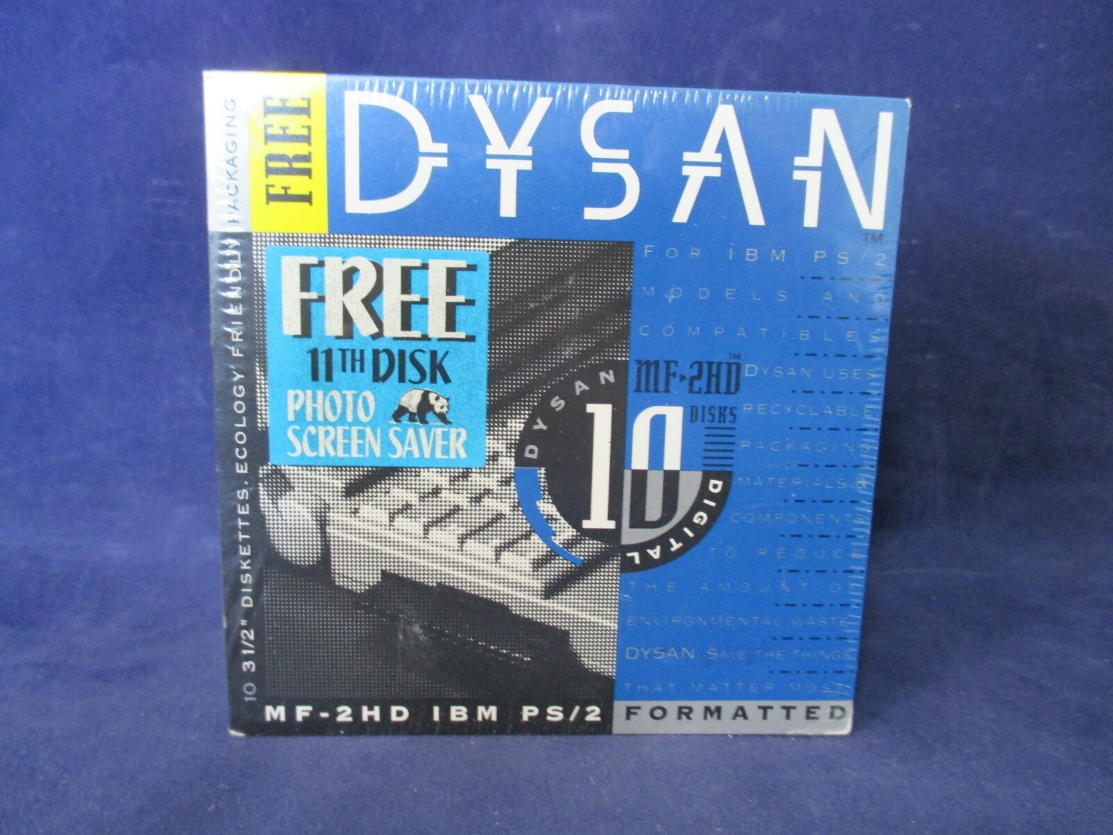 Dysan 3 1/2" Diskettes MF-2HD Formatted for IBM PS/2 and Compatibles ...