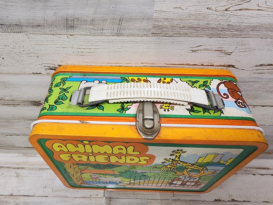 Vintage 1978 ANIMAL FRIENDS Metal Lunch Box with NO THERMOS | eBay