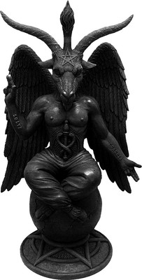 Baphomet Antiquity Figurine Satanic Demon Occult Goat of Mendes Statue ...