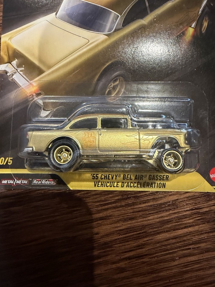Hotwheels Car Culture Thrill Climbers '55 CHEVY BEL AIR GASSER 0/5 ...