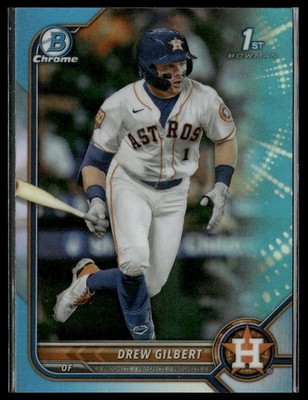 2022 Bowman Draft #BDC-152 Drew Gilbert Chrome Sky Blue Refractor | eBay