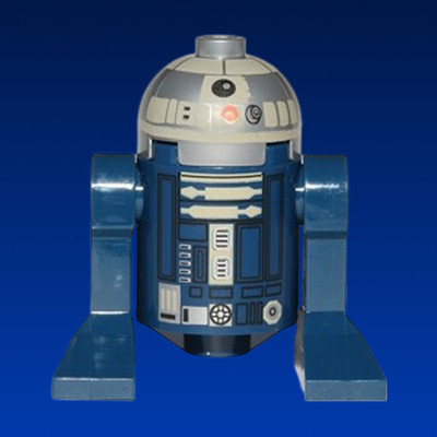 LEGO Star Wars Minifigure: Astromech Droid, Dark Blue (sw0572) (75051 ...