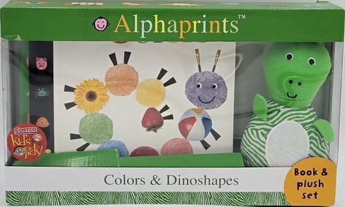 Alphaprints Colors & Dinoshapes Book & Plush Set by Priddybooks New | eBay
