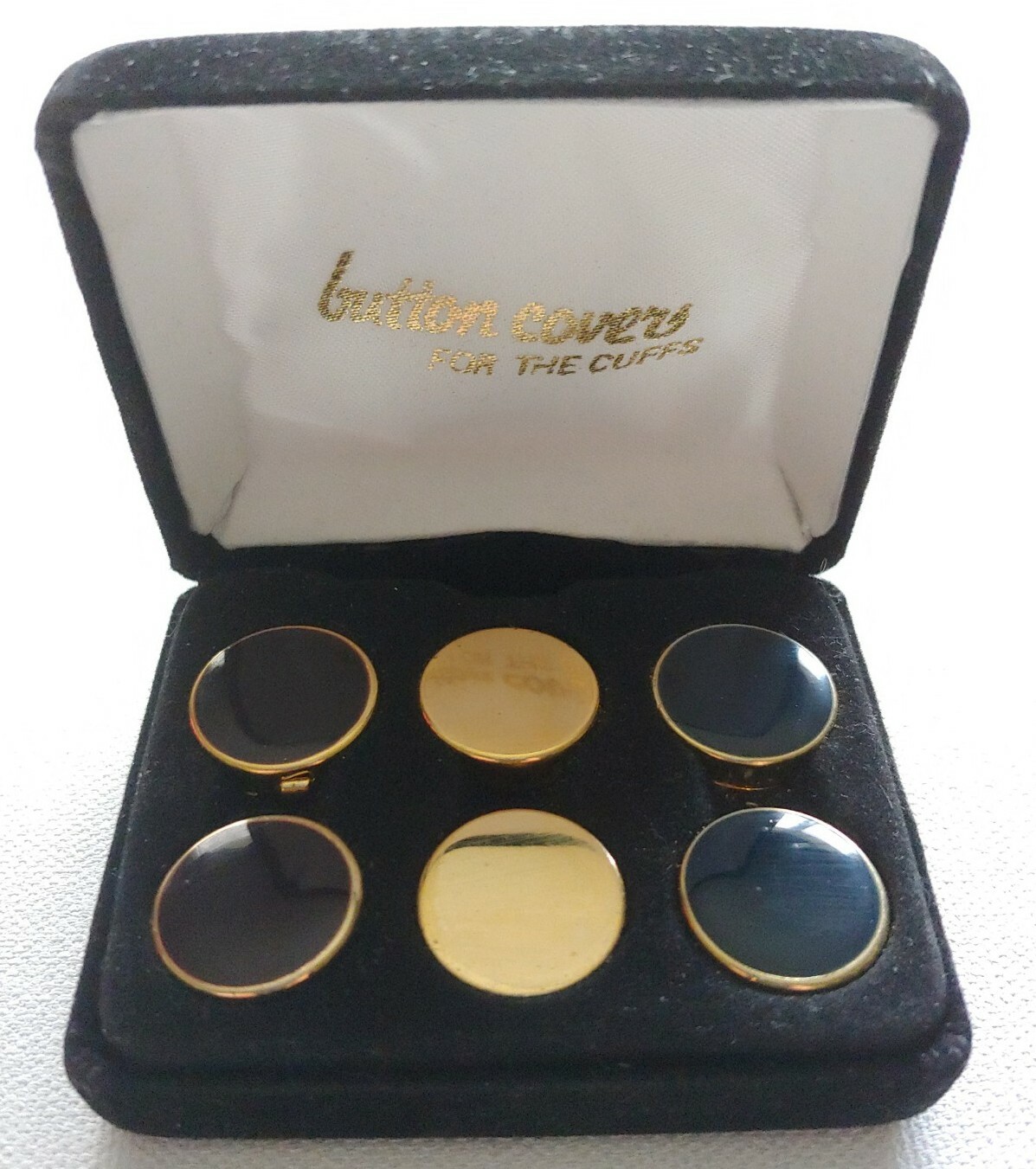 Vintage Jeweled Button Covers in Original Box 3 Sets | eBay