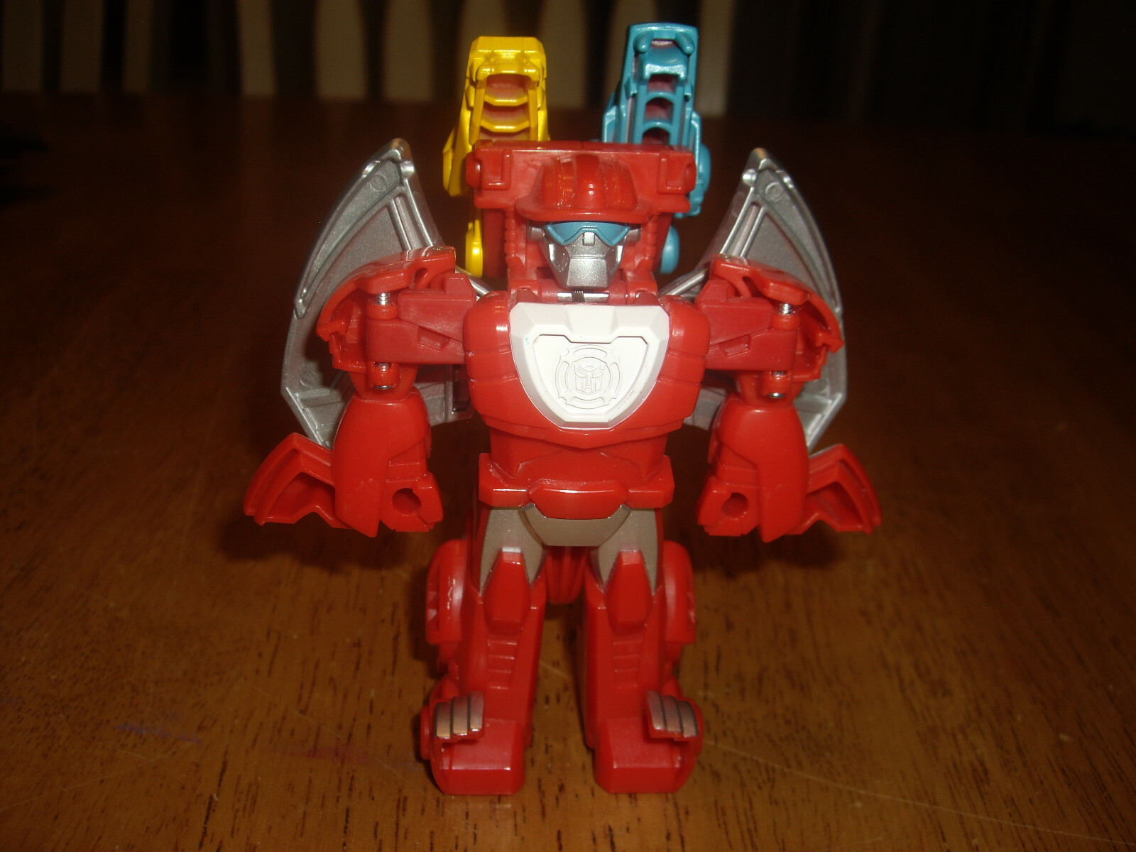 EUC TRANSFORMER DOUBLE DRAGON HEADS Heatwave Red HASBRO 2 | eBay
