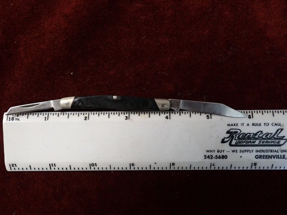 Vintage BUCK 305 USA Lancer 2 Blade Pocket Knife 1972-86 Unused or ...