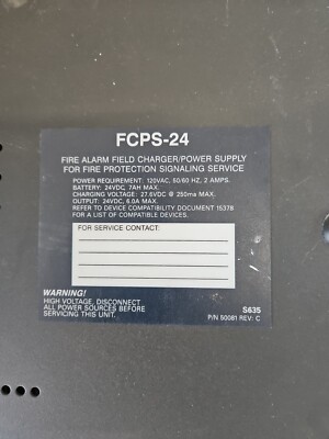 Used Notifier Fcps-24 Board Only. Need Sync Modules To Sync. | eBay