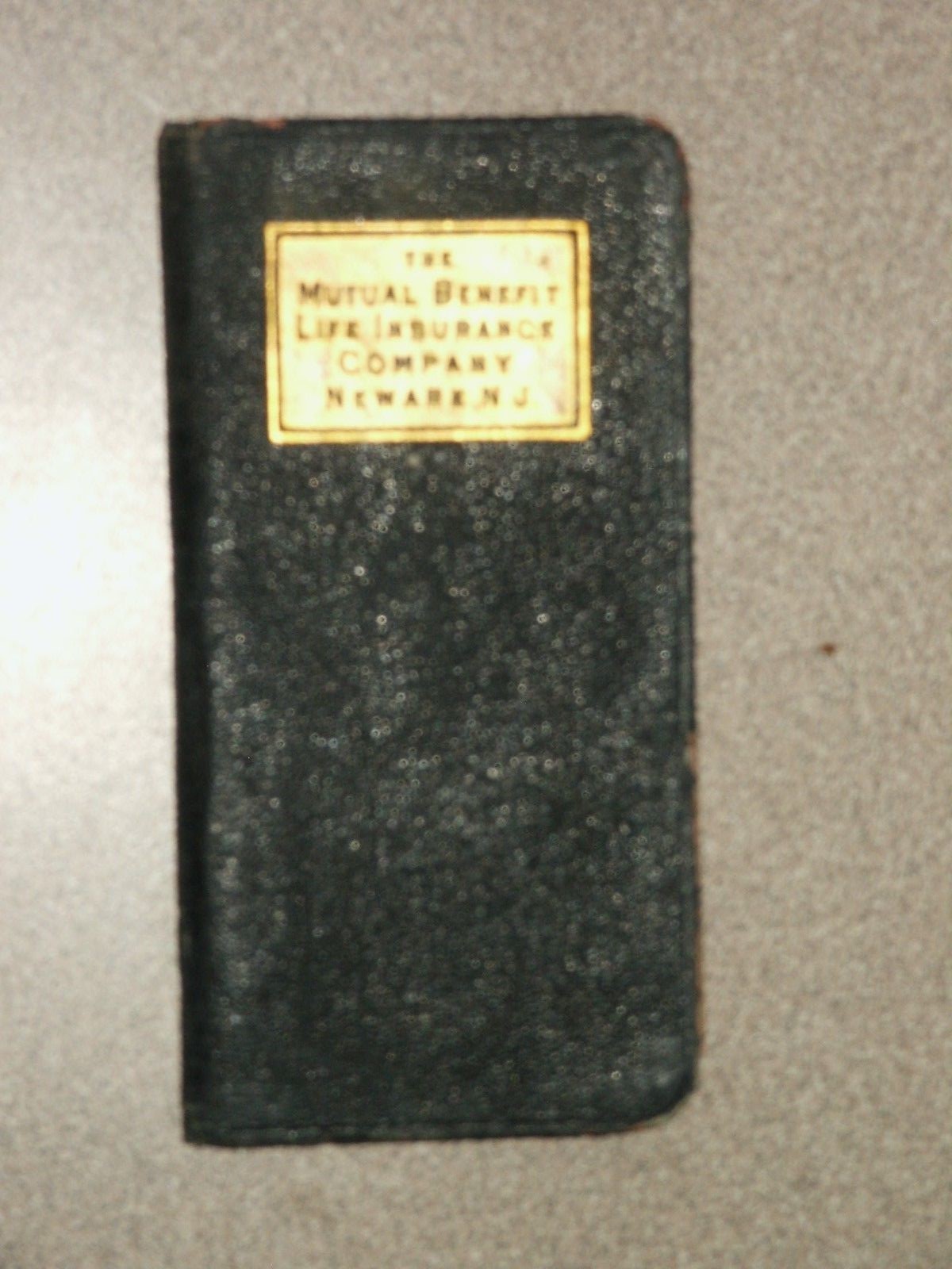 Vintage Mutual Benefit Life Insurance Company 1937 Calendar Note Book ...