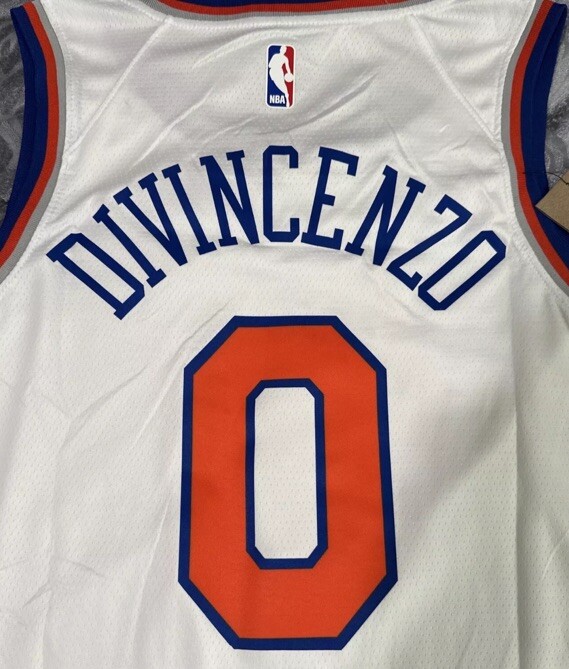 Donte Divincenzo Jersey New York Knicks White Large Mens #0 | eBay