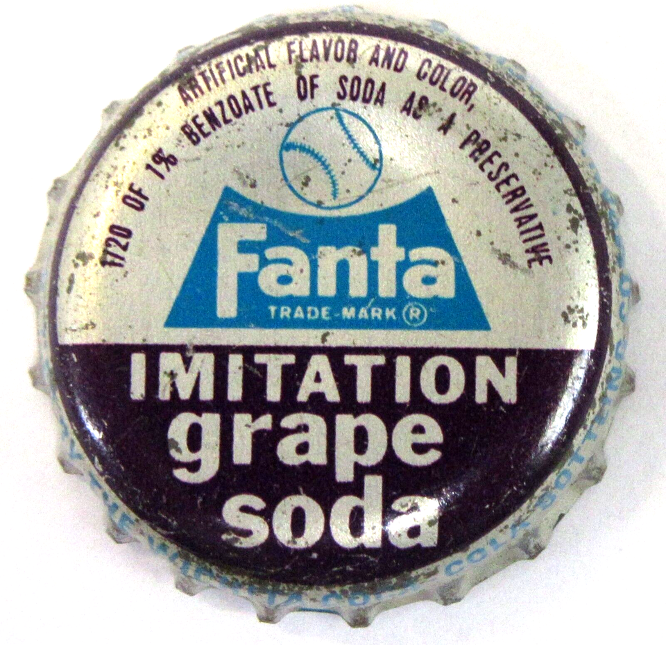 1960's FRANK ROBINSON Orioles Fanta Grape baseball bottle cap #O4 Coke ...