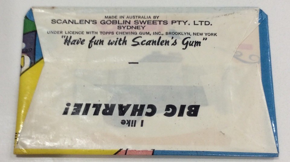 SCANLENS WAY OUT WHEELS SEALED WAX PACK AUSTRALIAN BUBBLE GUM CARD 1970 ...