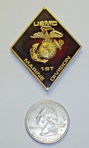 CHALLENGE COIN - USMC 1st MARINE DIVISION GUADALCANAL | eBay