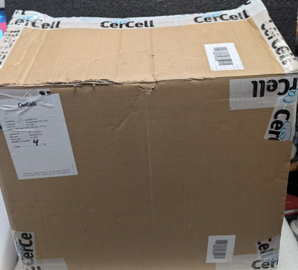 CerCell CellVessel Sub 150x320-5,7 liter Single- Use -Bioreactor 2/pack ...