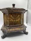 Decorative Octagonal Wood Lacquered Box Large With Lid Heavy 11x11x14 ...