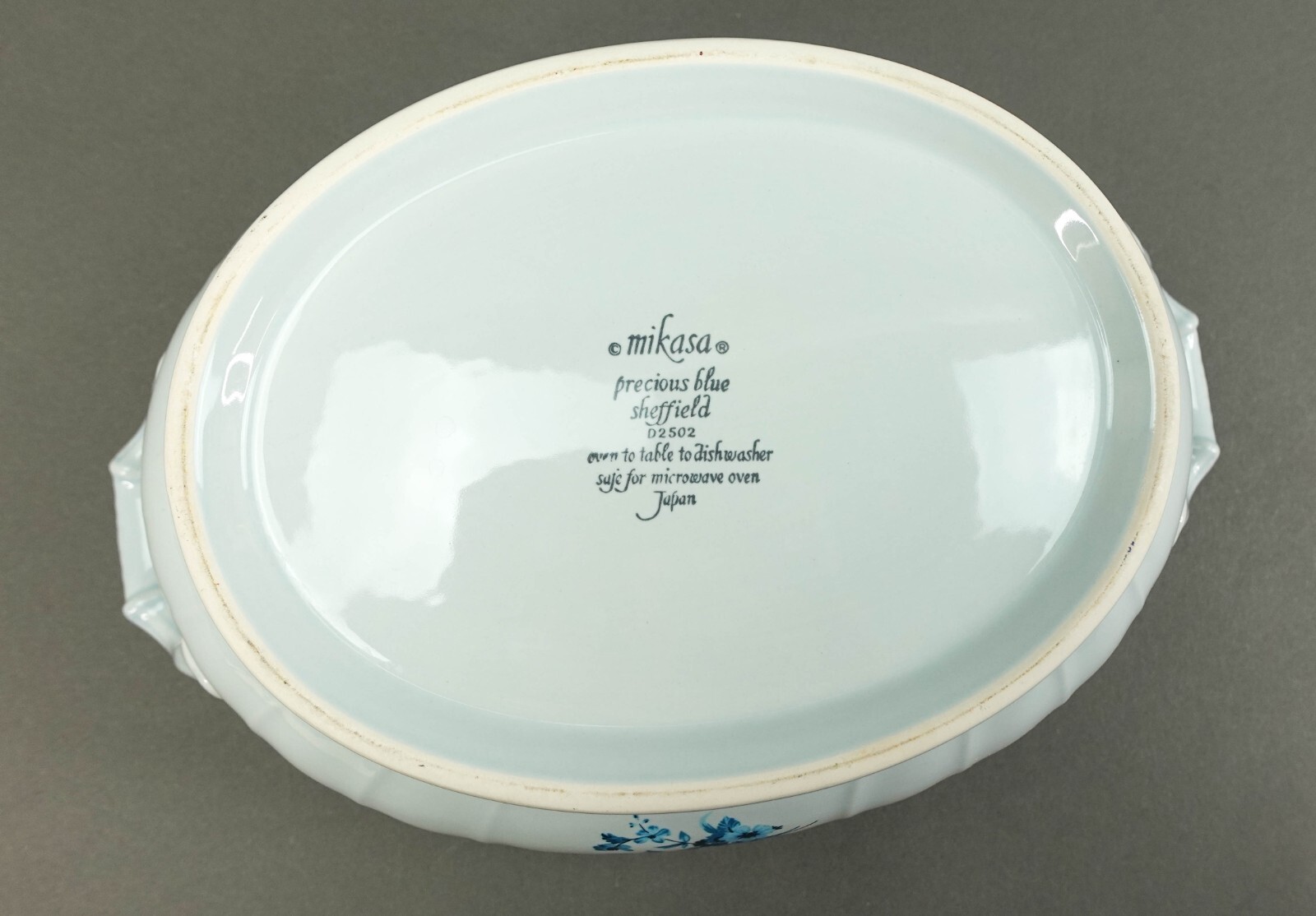Mikasa Japan Precious Blue Sheffield D2502 Blue Floral Tureen With Lid ...