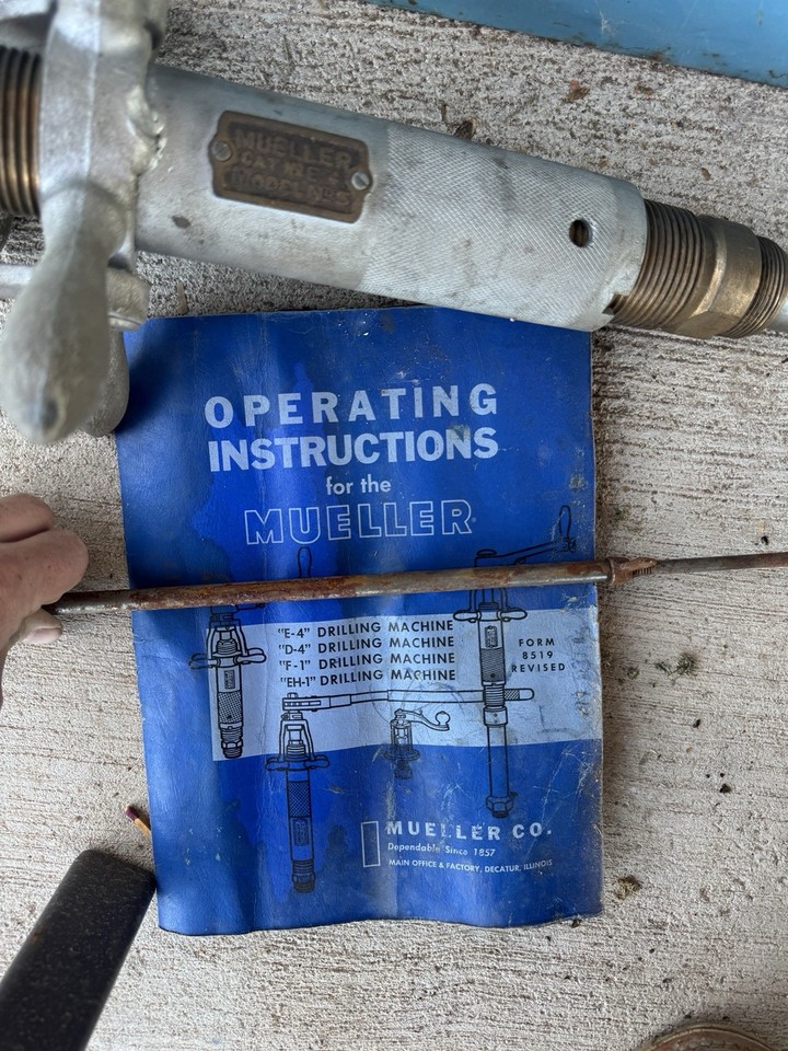Mueller Model D5 No. E4 Drilling Machine with Tapping Bits | eBay