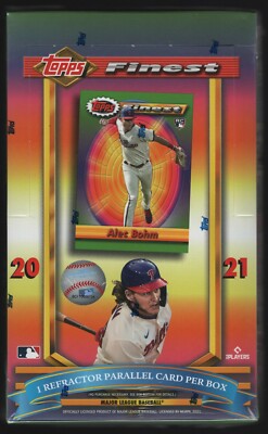 IN STOCK 2021 Topps Finest Flashback Baseball Factory Sealed Box 18 ...
