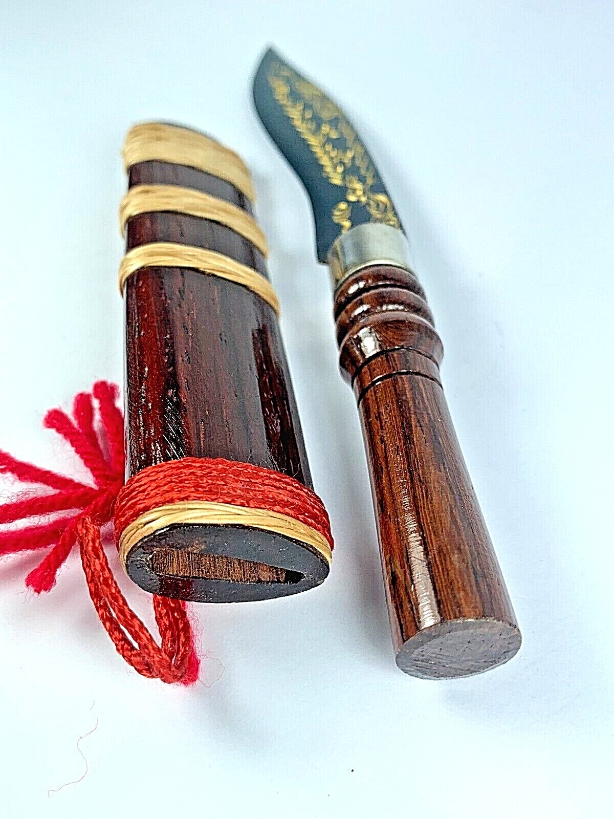 BLESSED LEK NAMPHI MEED MOR KNIFE SWORD DAGGER FETISH TALISMAN THAI ...