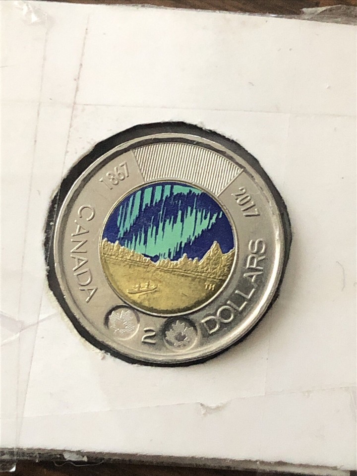 RARE Error SNOW ON TREES Canada 2017 Glow in The Dark Toonie | eBay
