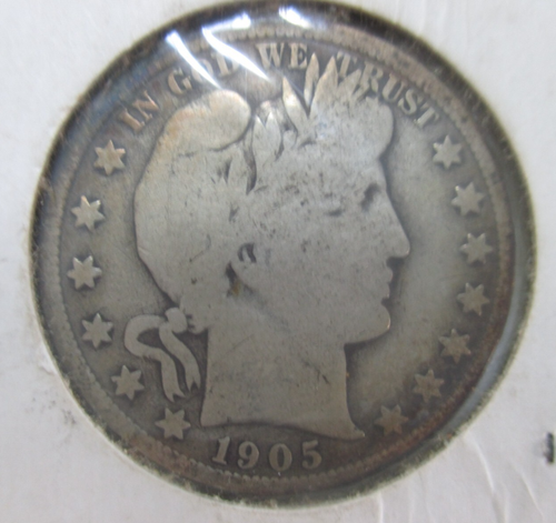 1905 US Barber Half Dollar Coin Good Condition | eBay