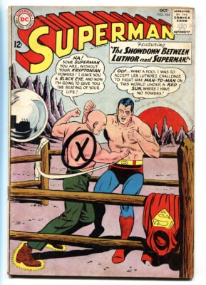 SUPERMAN #164 1963-DC COMICS LEX LUTHOR BOXING VG. | eBay