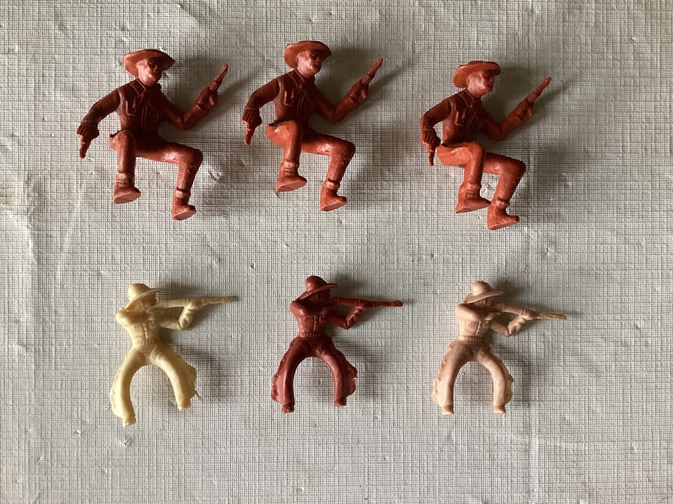 VINTAGE MARX TOYS VARIOUS PLASTIC COWBOYS LOT!! 23 TOTAL PIECES!! | eBay