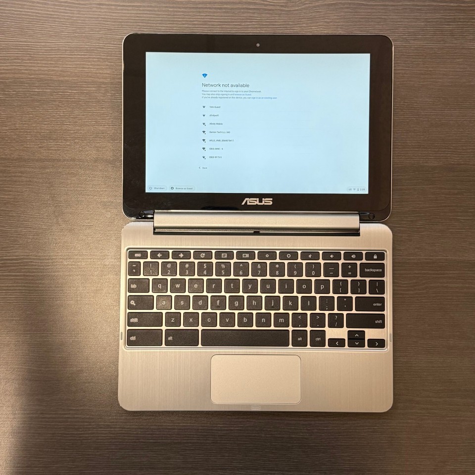 Asus C100P Flip 2-in-1 Touchscreen 10" Chromebook 1.8GHz 4GB RAM 16GB ...