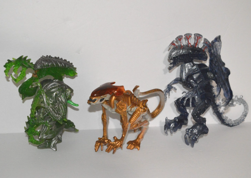 Vintage Kenner Alien Figures Lot Panther Mantis Winged Alien Queen 1992 ...