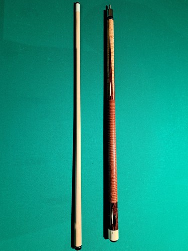Schon Pool Cue STL7 Custom 19 oz. with exotic leather wrap (NEVER USED ...