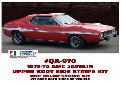 QA-970 1973 1974 AMC - AMERICAN MOTORS - JAVELIN UPPER STRIPE DECAL ...