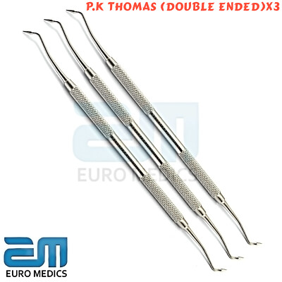 3x PACKER MODELLER PK THOMAS COMPOSITE FILLING DENTAL TOOL HAND ...