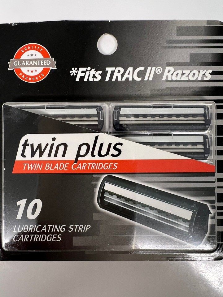 30 K-Mart Twin Plus Razor Cartridges Lubricating Strip Twin Blades Fits ...