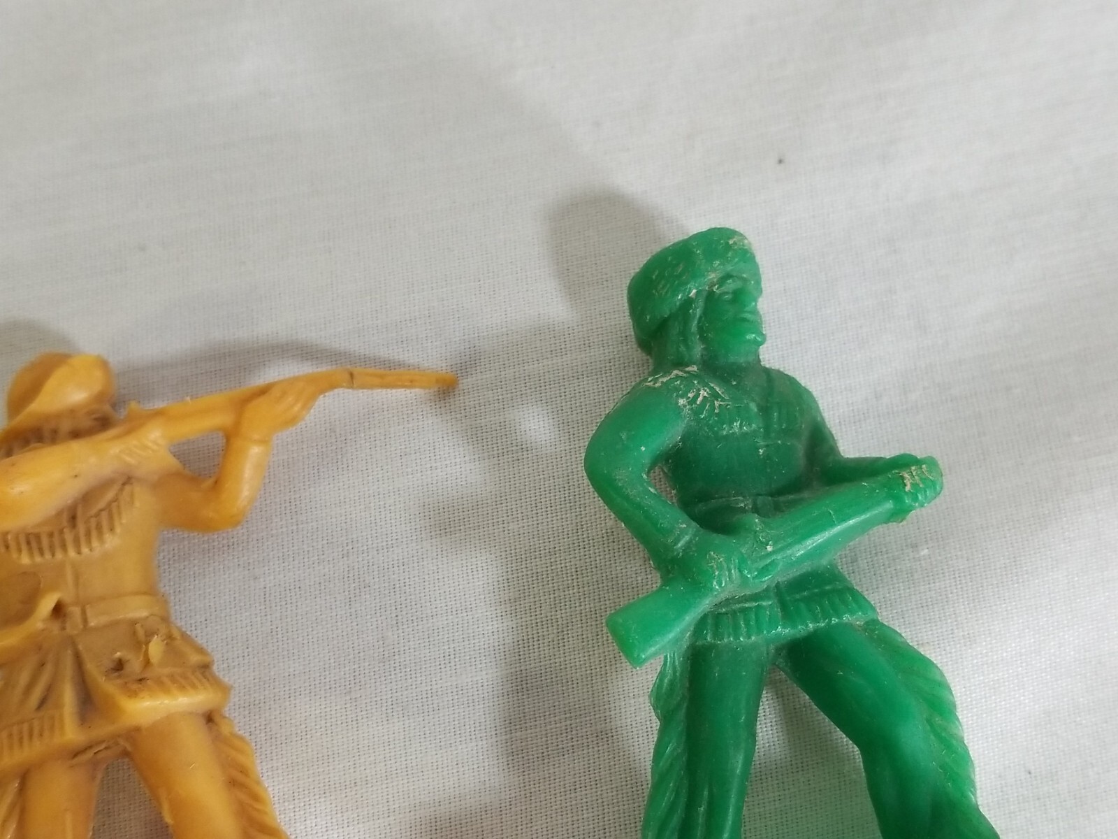 Vintage Tim Mee Toys Cowboy Daniel Boone Plastic Western Figures Green ...