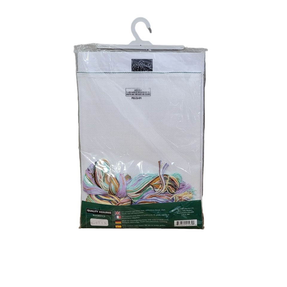 The Craft Collection Unlimited Baby's Crib Counted Cross Stitch Kit New ...