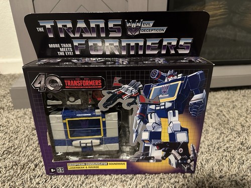 Transformers Retro 40th Anniversary G1 Soundwave Laserbeak Ravage NIB ...