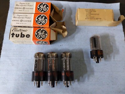 GE RCA 6AX5GT 6AX5 GT Vacuum Electron Amplifier Radio TV Tube general ...
