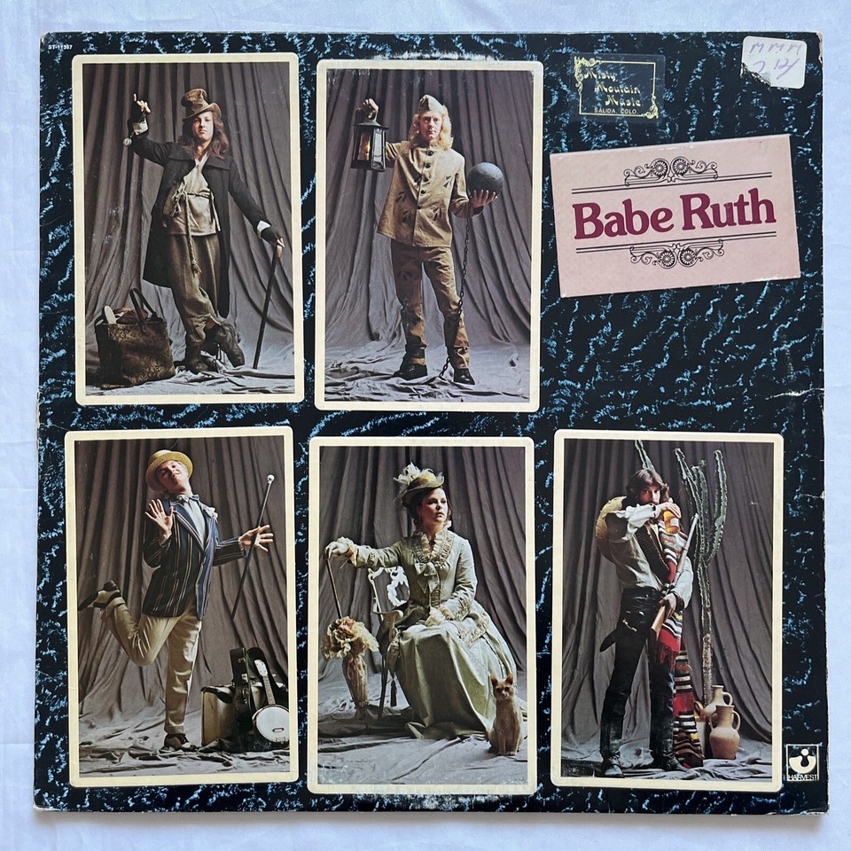 BABE RUTH - Self Titled Harvest LP 1975 PROG ROCK VG+ ST 11367 Wally ...