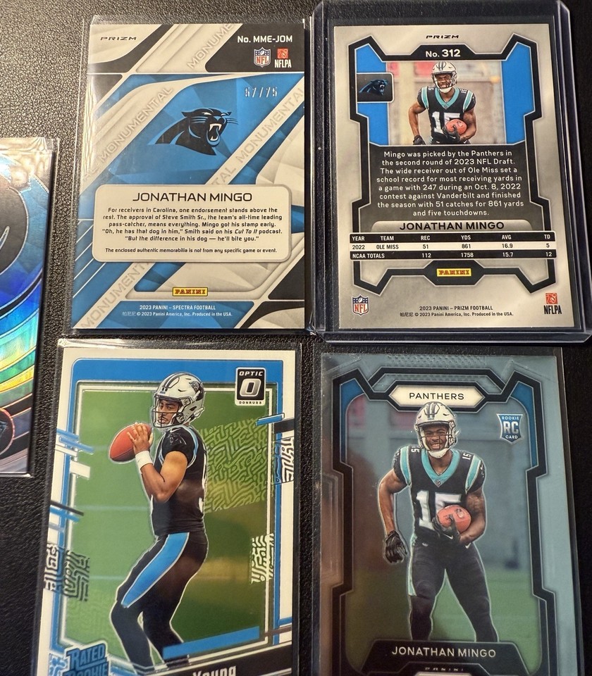 2023 Spectra /75 Jonathan Mingo Lot | eBay