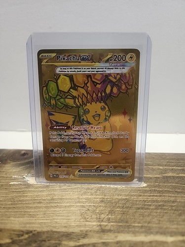 Pokemon - 179/131 - Pikachu ex - GOLD - Prismatic Evolutions | eBay
