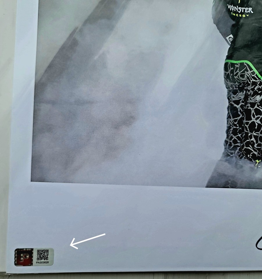 NASCAR Limited Edition Ty Gibbs Monster Energy 12x18 Signed Print with ...