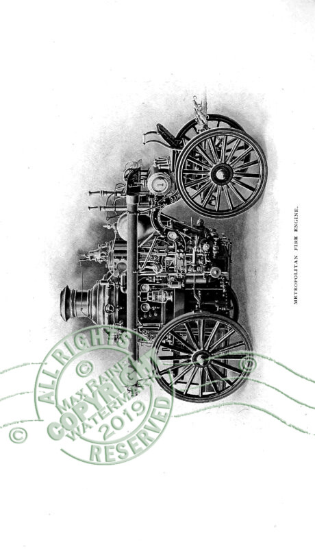 American Metropolitan Fire Engine Co (1902) Steam Power Fire Pump ...