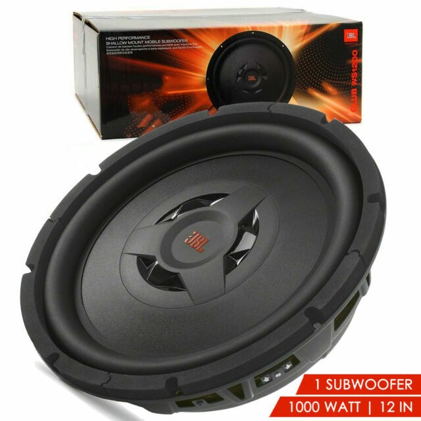 JBL Club WS1200 12" 1000W Shallow Mount Subwoofer - Black for sale ...