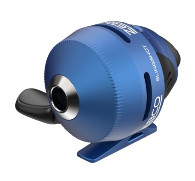 ZEBCO Blue 202 SLINGSHOT PUSH BUTTON SPINCAST Fishing REEL Crappie Bass ...