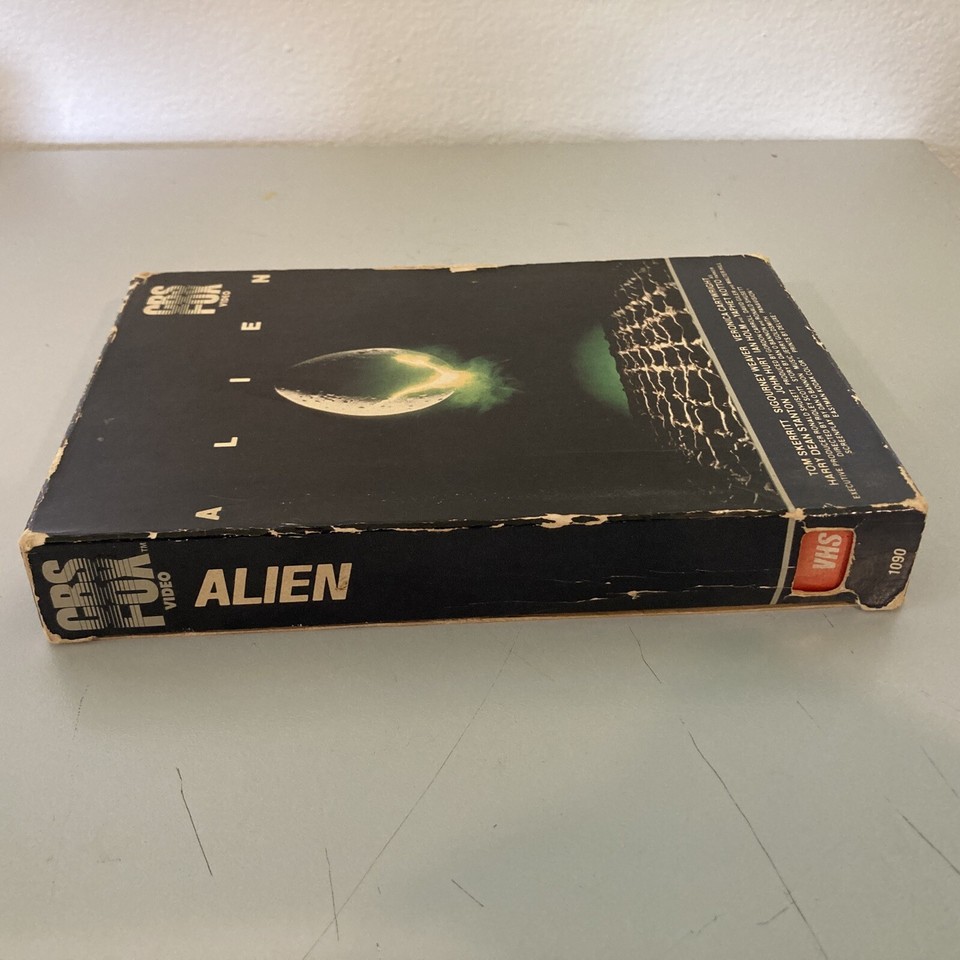 Alien VHS CBS Fox 1983 Drawer/Slider box rare | eBay