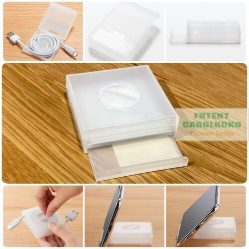 [MUJI] PP Square Cable Case with Stand | eBay