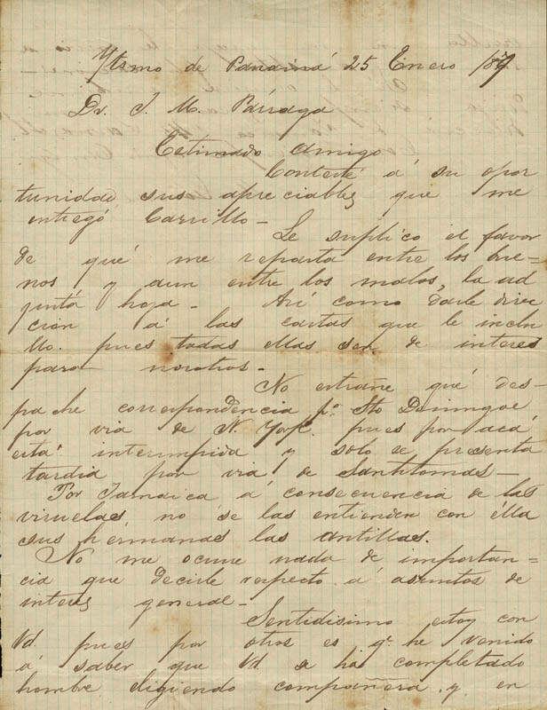 MAXIMO GOMEZ Y BAEZ - MANUSCRIPT LETTER SIGNED | eBay