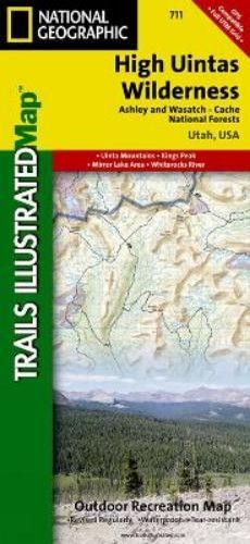 National Geographic Maps High Uintas Wilderness (Map) | eBay
