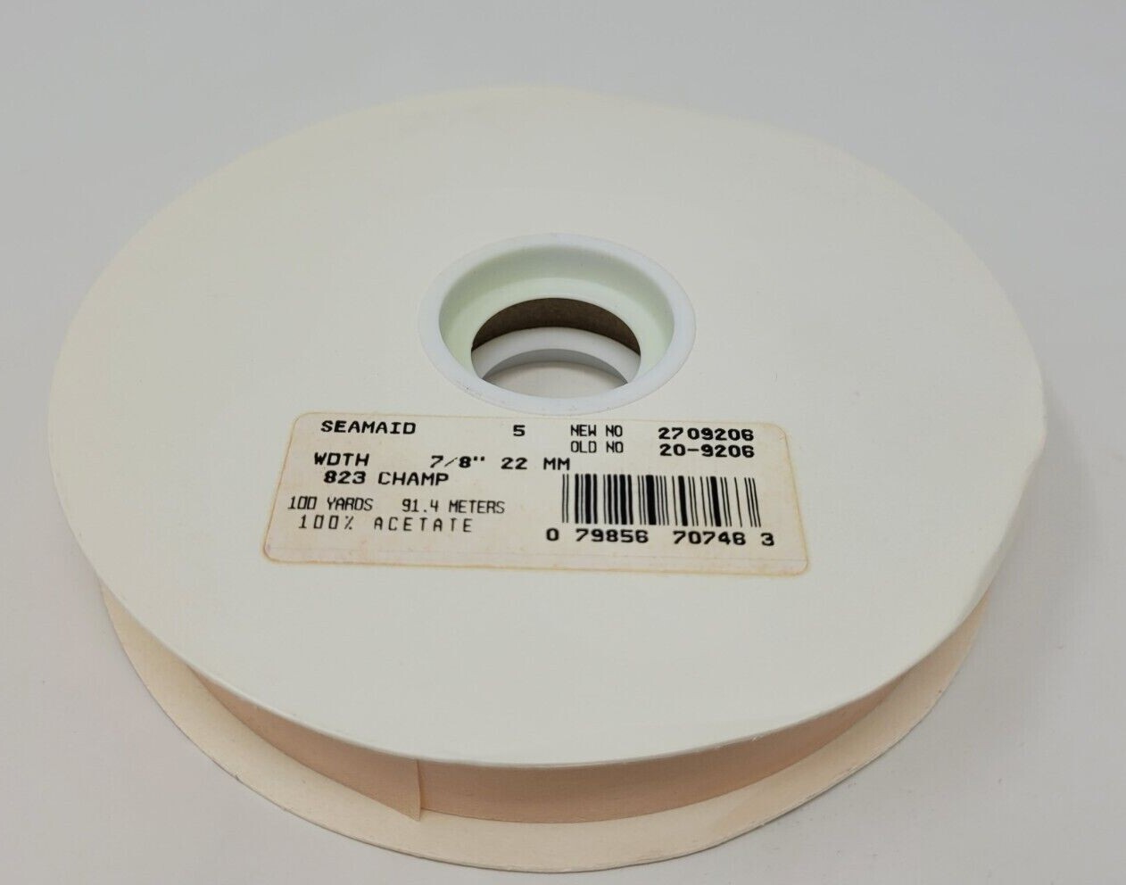 NEW Lion Offray Champagne Satin Acetate Craft Ribbon 7/8" x 100 YDS ...