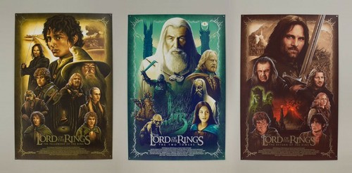Lord of the Rings trilogy by Adam Rabalais private commission not mondo ...